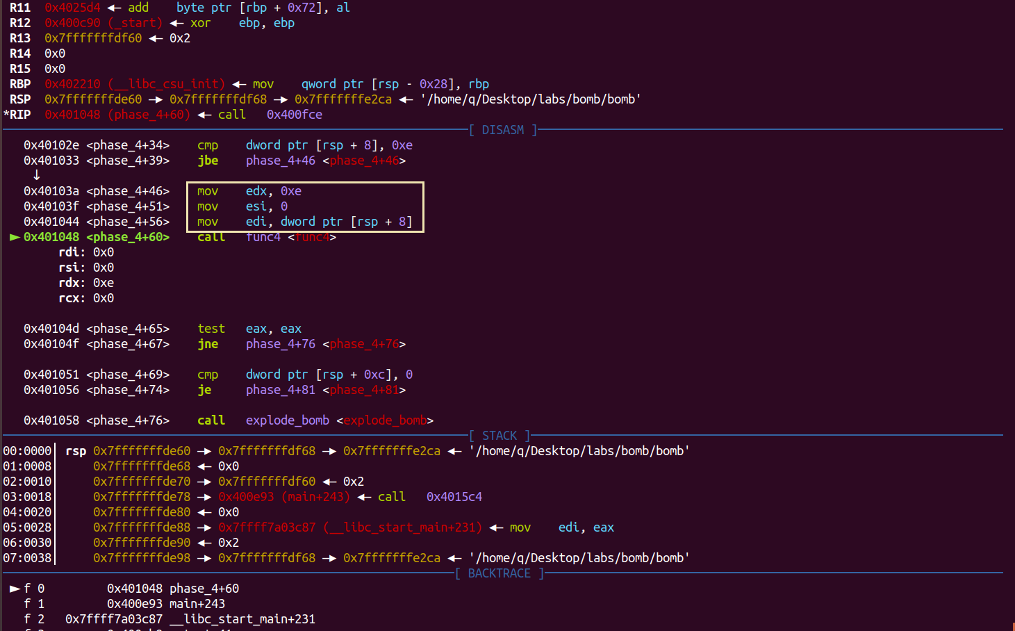 CSAPP 第三章 bomblab attacklab - Modifier